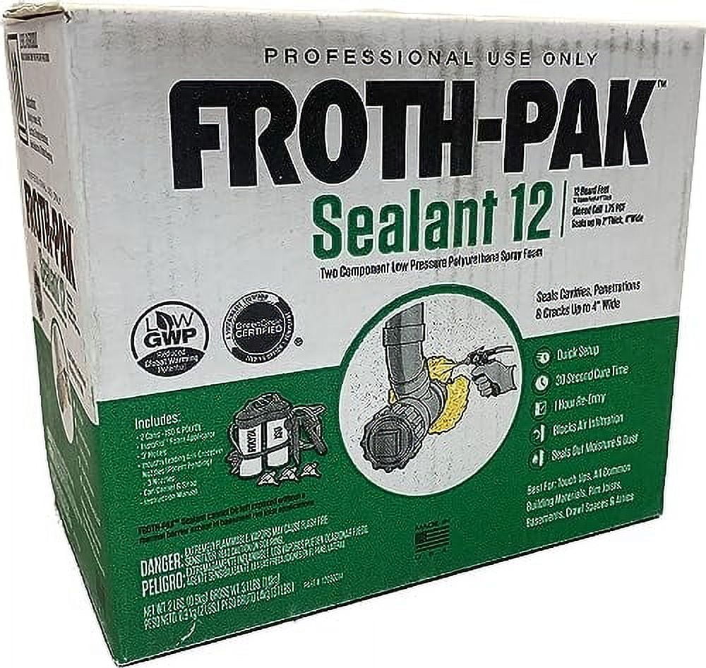 Parts & Service, Inc. Froth-Pak Foam Sealant, Cream, 3.3 lb., Gaps ...