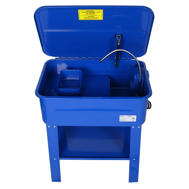 Parts Washer, 20 Gallon Capacity Tank Cabinet Portable Automotive Parts ...