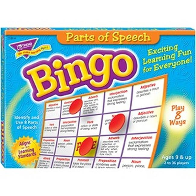 Parts of Speech Bingo Game - Walmart.com
