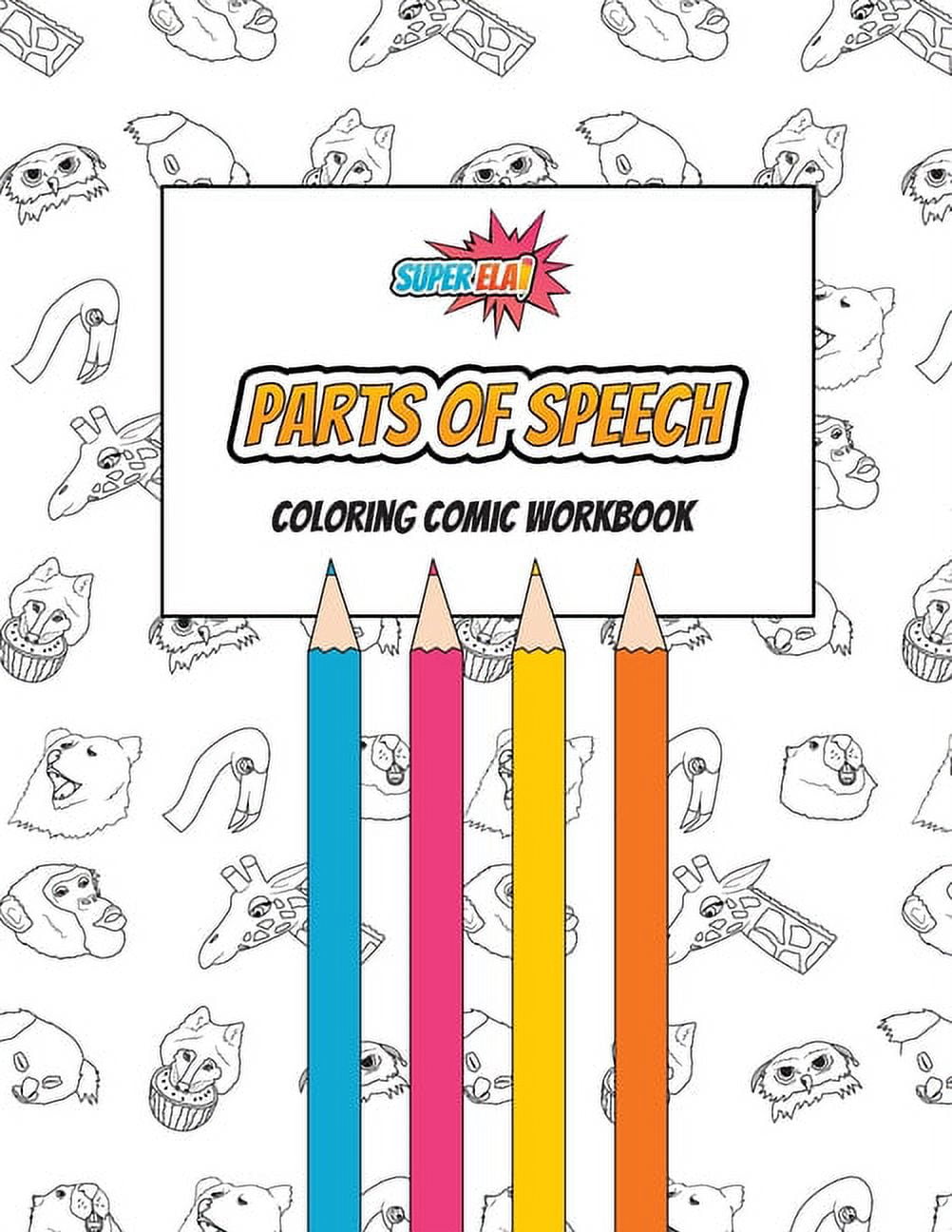 Parts of Speech Coloring Comic Workbook, (Paperback) - Walmart.com