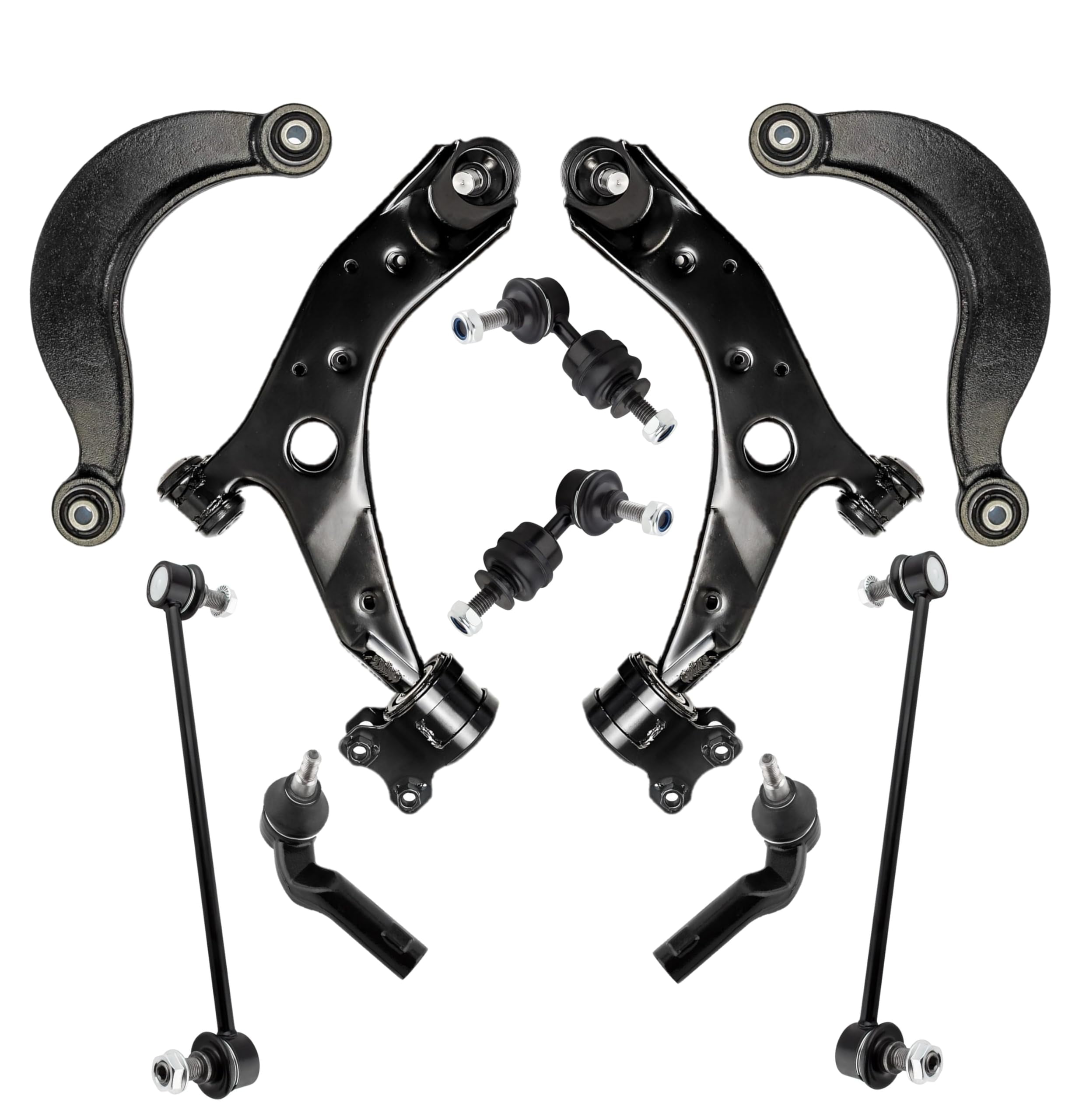 PartsW - 10 Pc Front Rear Suspension Kit for Mazda 3, Mazda 3 Sport ...
