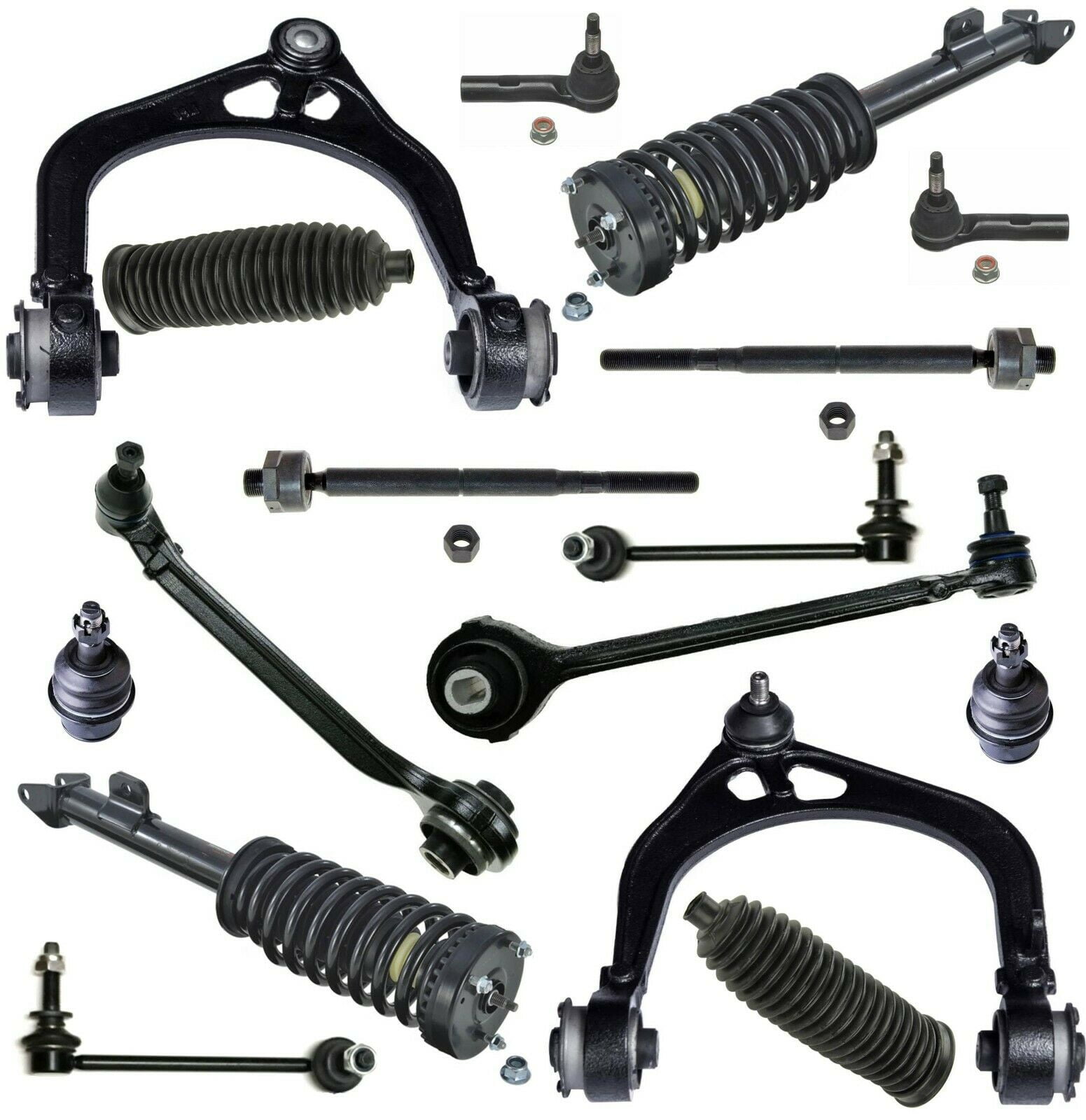 PartsW 16 Pc Front Suspension Kit for Chrysler 300 Dodge Charger Dodge ...
