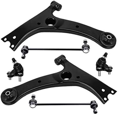 PartsW - 2 Lower Control Arms + 2 Lower Ball Joints + 2 Sway Bar End ...