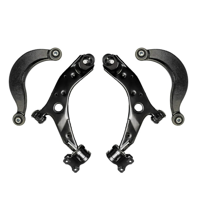 PartsW - 4 Pc Front Lower Control Arms + Rear Upper Control Arms ...