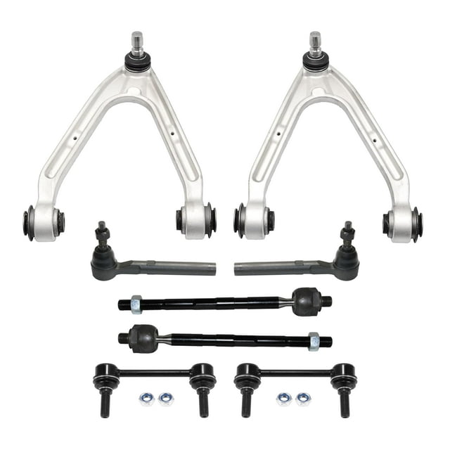 PartsW - 8 Pc Front Suspension Kit Upper Control Arms, Sway Bar End ...