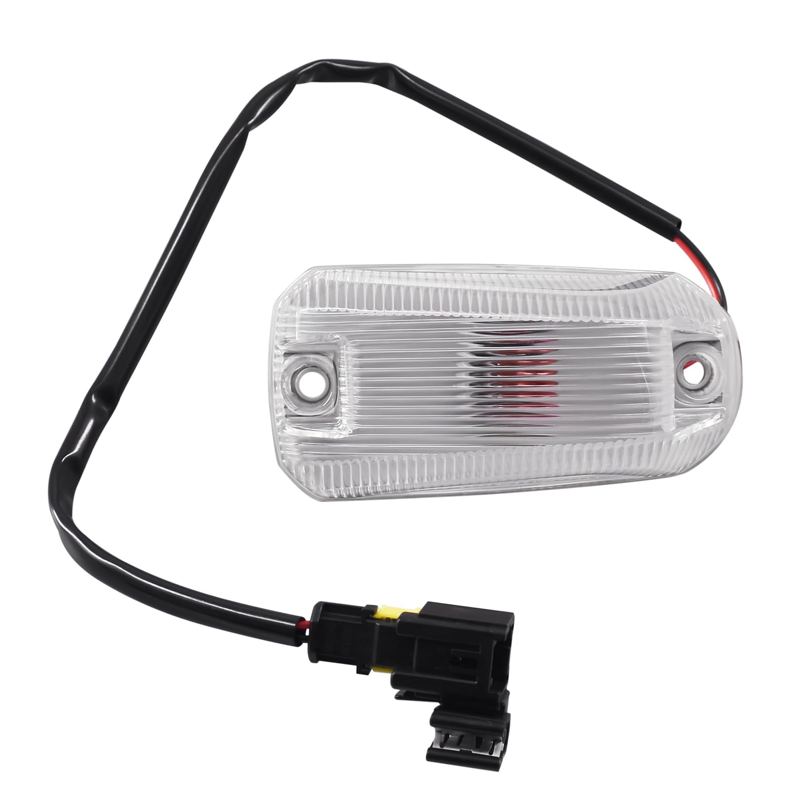 Partsam 2Pcs Rectangle LED RRF12 Trailer Camper RV Triple Tail Lights ...