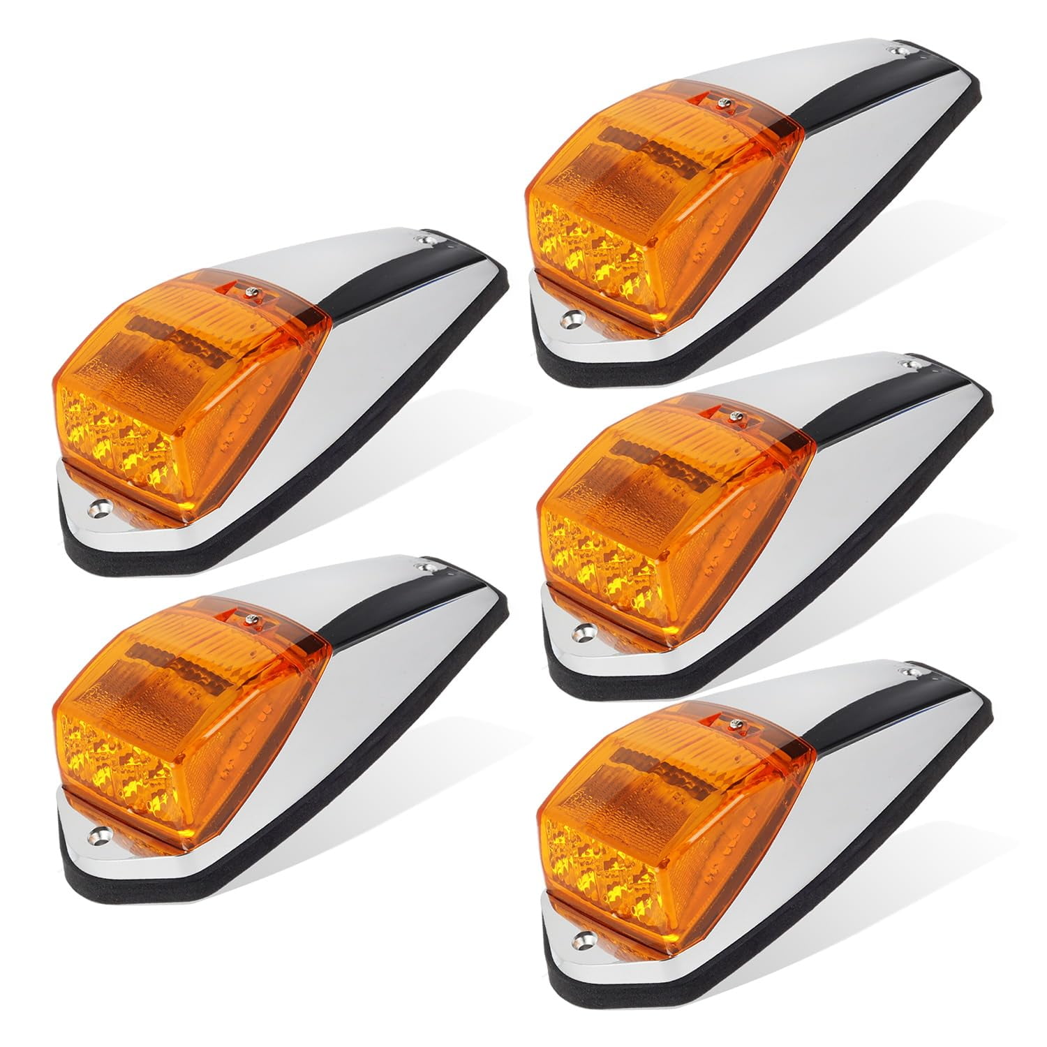 Partsam 31LED Amber Cab SSF20 Marker Light Waterproof Top Roof Running ...
