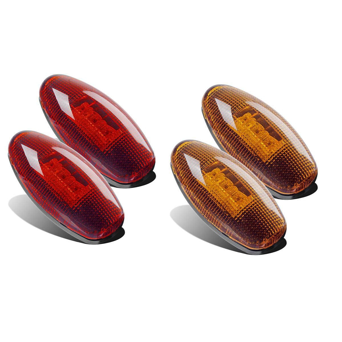 Partsam 4Pcs LED Fender SSF20 Bed Side Marker Lights Set Replacement ...