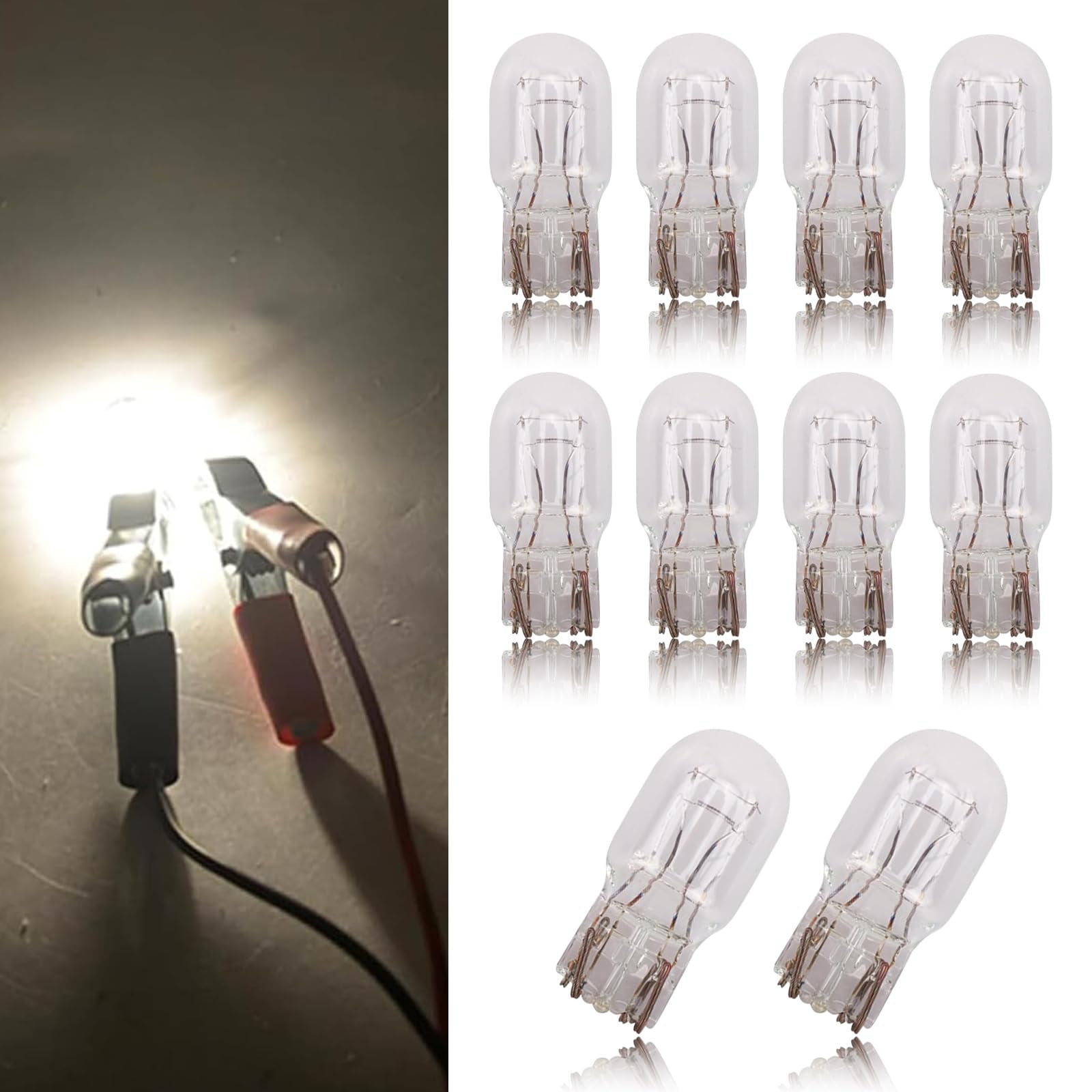 Partsam 6pcs Red Oval RRF12 10 Diodes 6 Stop Turn Tail Brake Light w ...