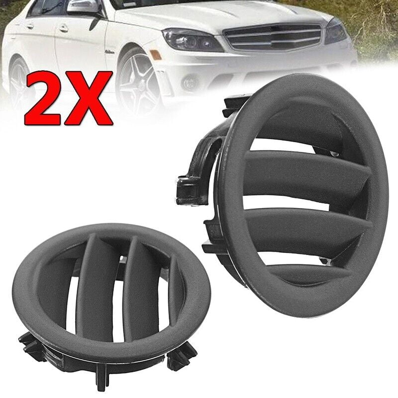 Partscollect 2pcs Black Console Dashboard AC Air Vent Grille Cover ...