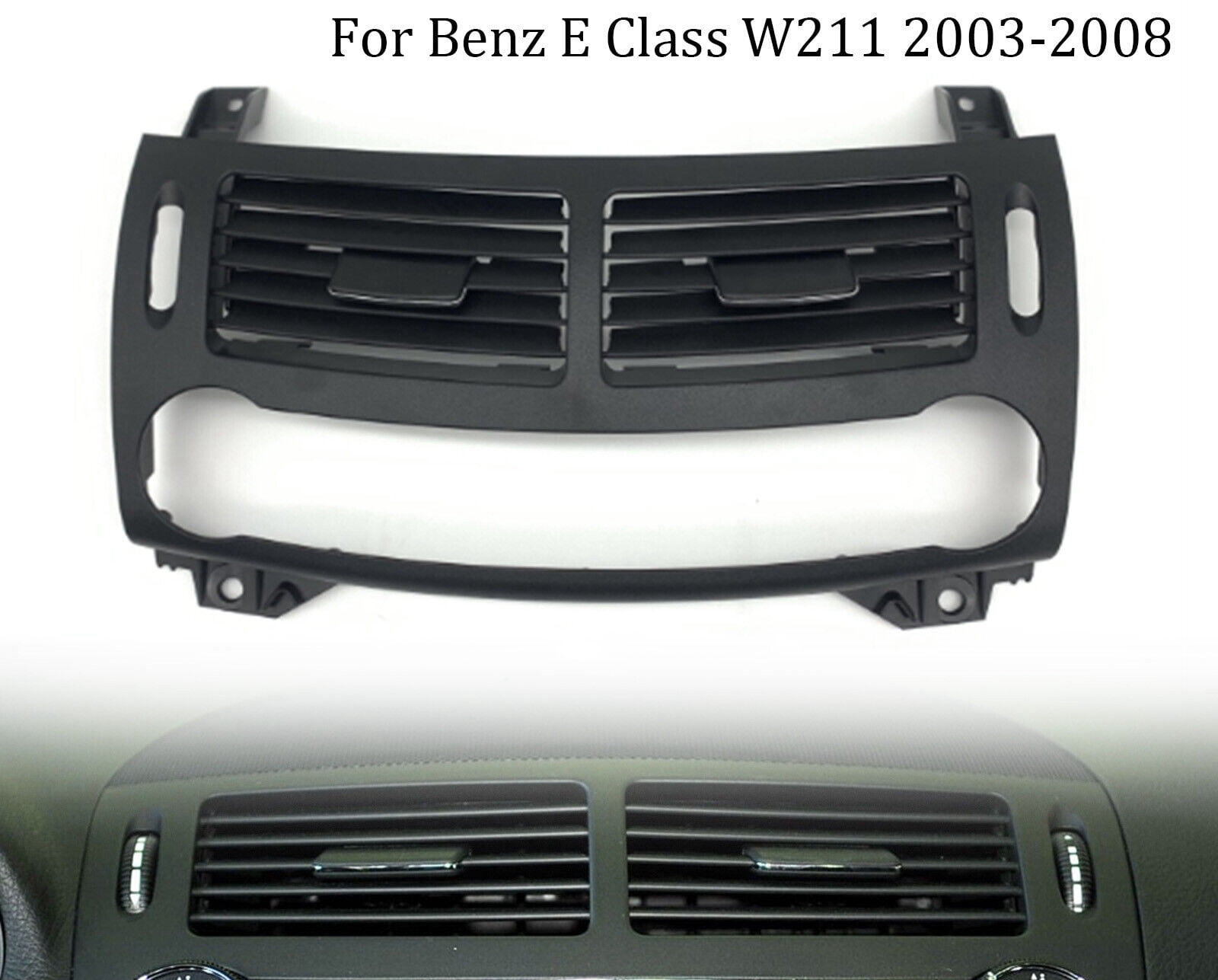 Partscollect Front Black Center A/C Air Vent Outlet Panel Grille Cover ...
