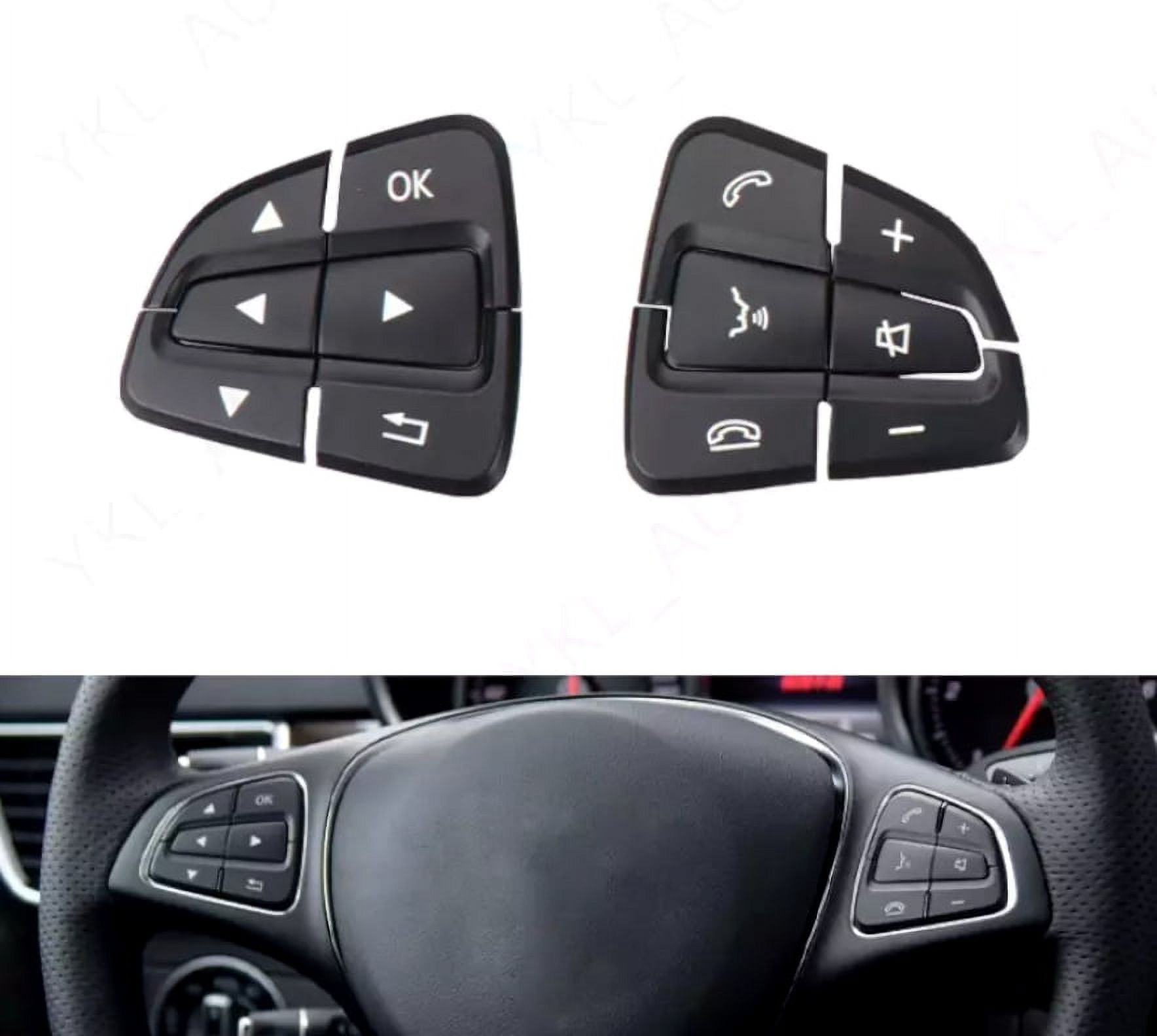 Partscollect Interior Steering Wheel Button Replacement Kit Compatible ...