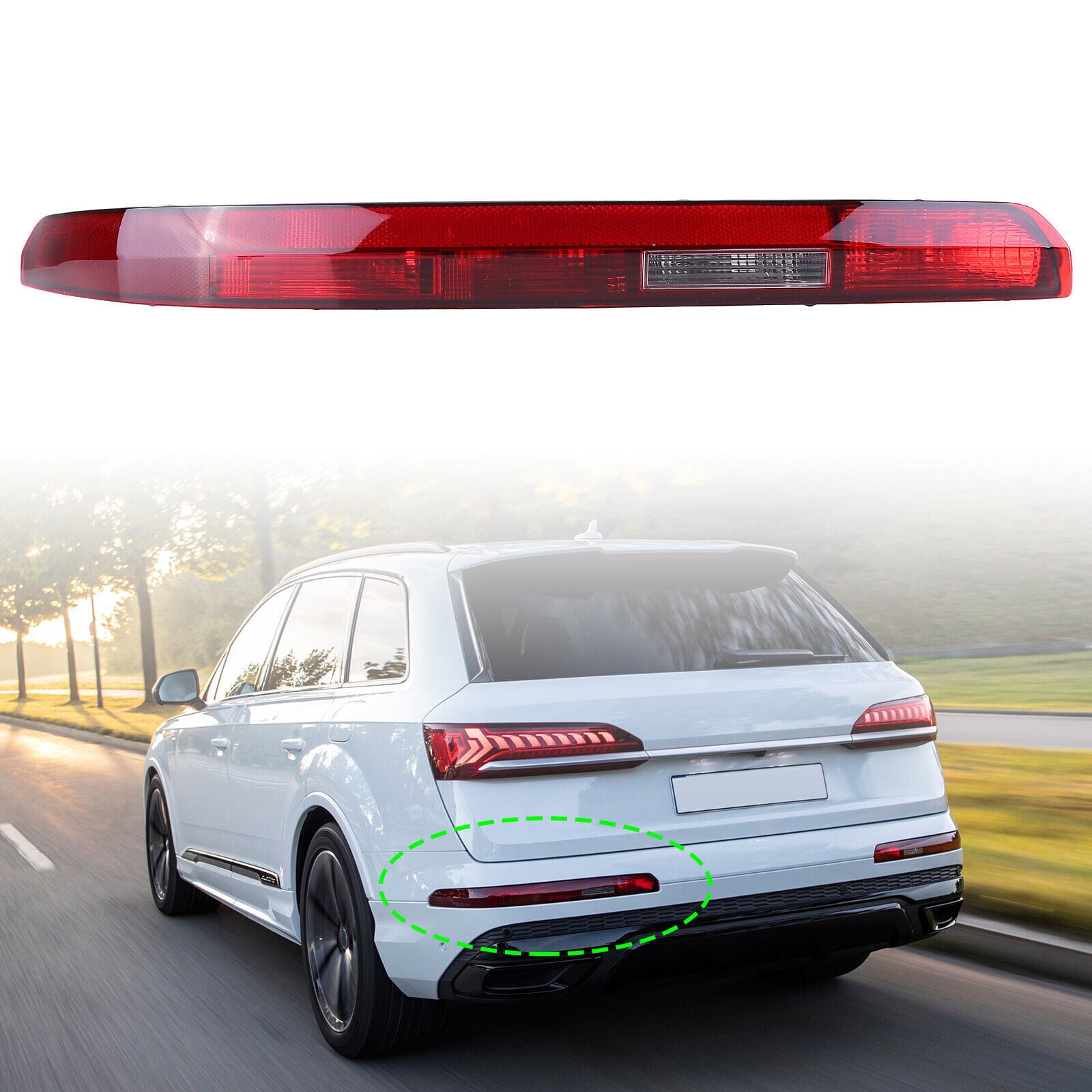 Partscollect Rear Bumper Stop Lamp Tail Light Reflector Compatible with ...