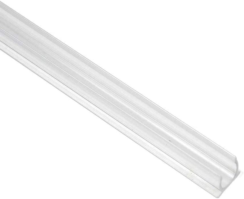 Party 10 Pack 1/2in Rope Light Track, 3 Feet Clear PVC Mounting ...