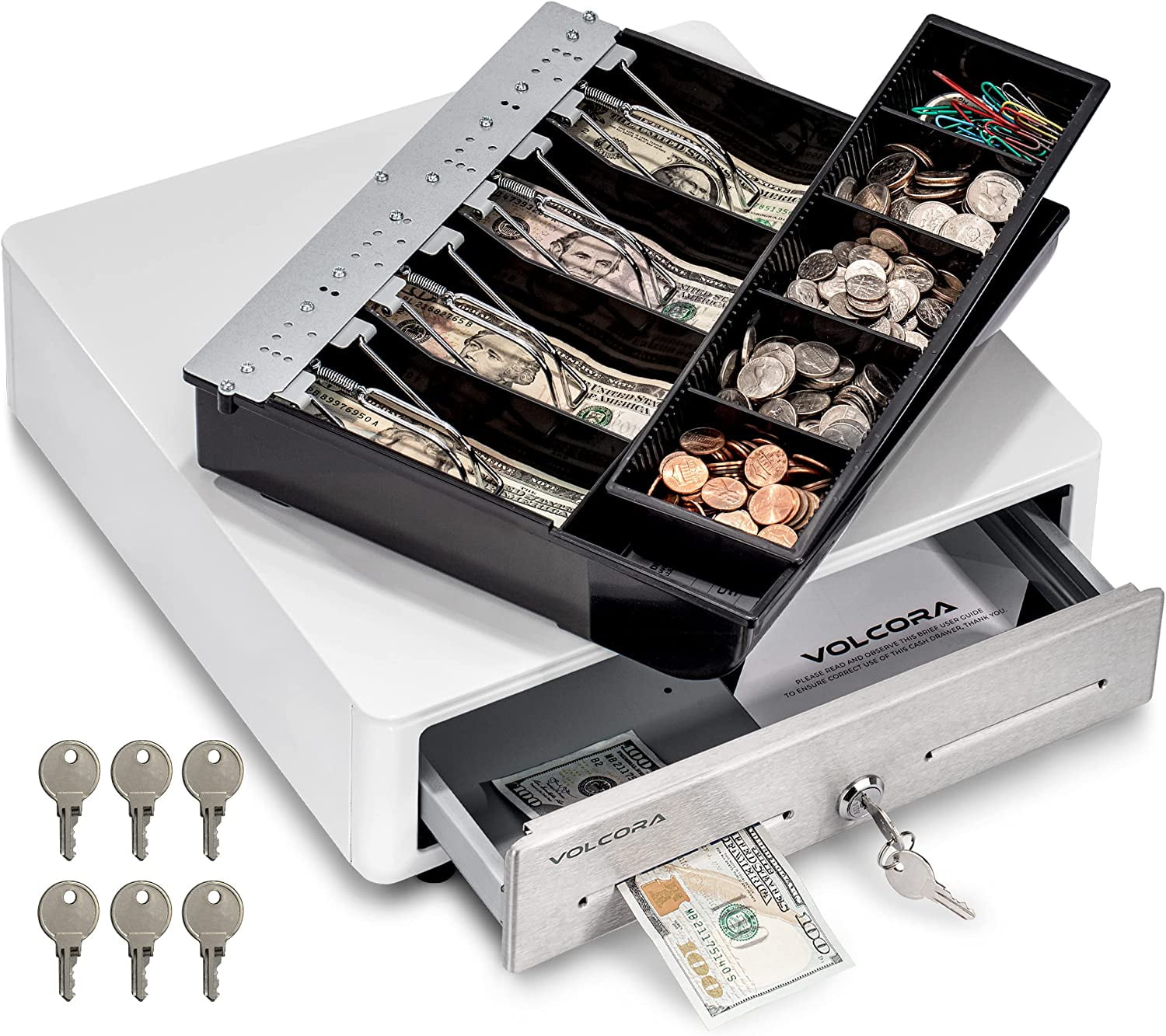Party 14" Electronic Cash Register Drawer for Point of Sale (POS ...