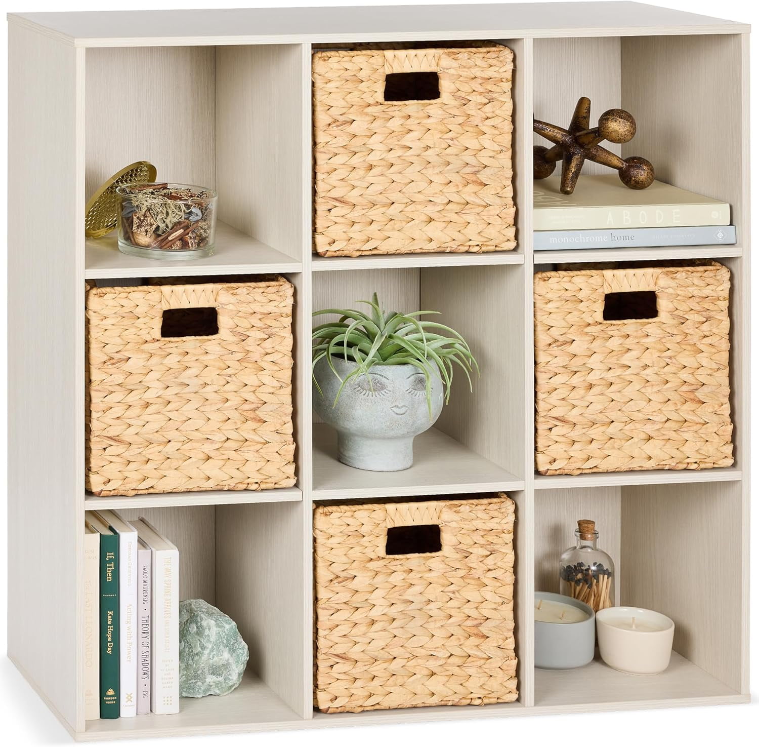 Party 9-Cube Storage Organizer, 11in Shelf Opening, Bookcase, Display ...