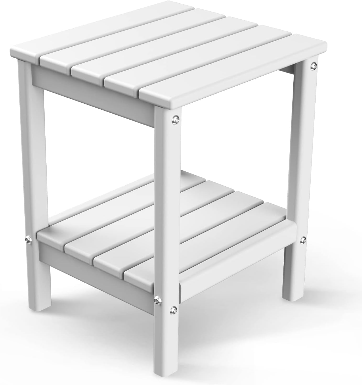 Party Adirondack-Outdoor-Side-Table | 14 x 13 Inches | HDPE Plastic ...