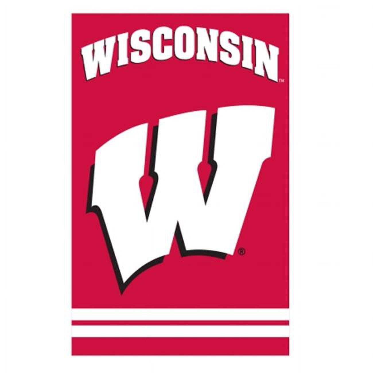 Wisconsin Badgers Applique Banner Flag - Walmart.com