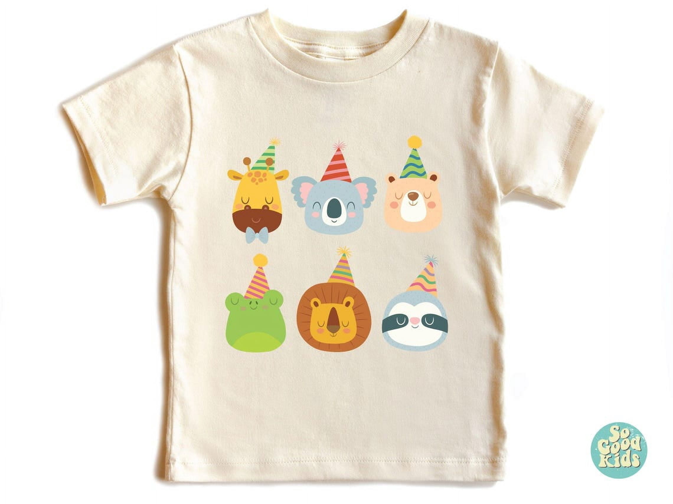 Party Animal Birthday Shirt For Toddler, Zoo Animals Birthday Tshirt ...
