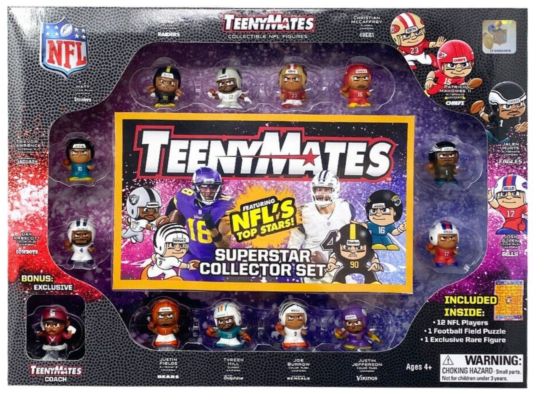 NFL TeenyMates Sports Figurines - 2023/24 Collector's Set, Kids Toys ...