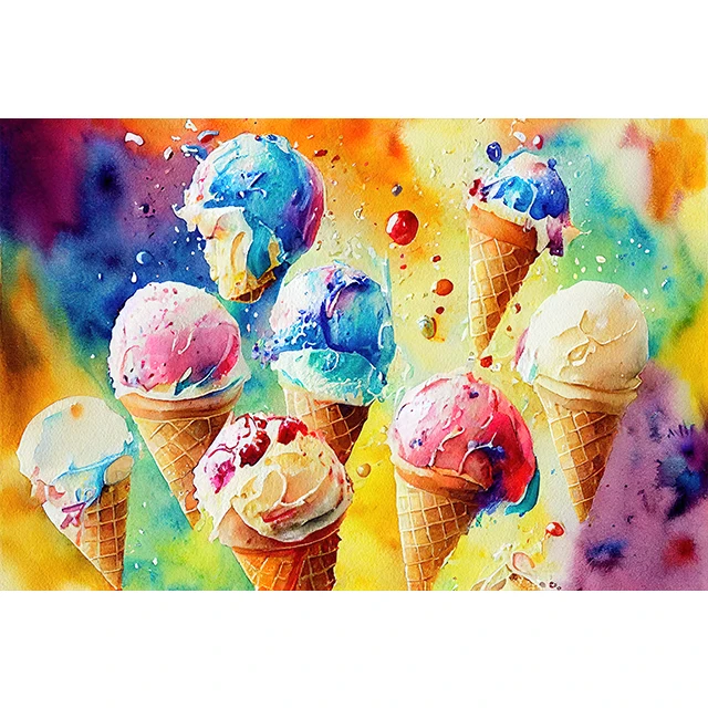 Party Background Pink Ice Cream Baby Child Portrait Photography ...