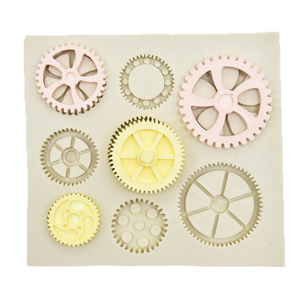 Party Baking Mold Interesting Design DIY Gear Clock Cake Molds Fondant ...