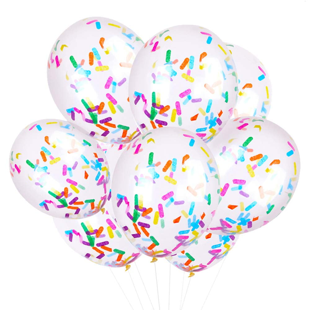 Party Balloon Birthday CORNET Balloons Sprinkles Confetti Balloon Pack ...