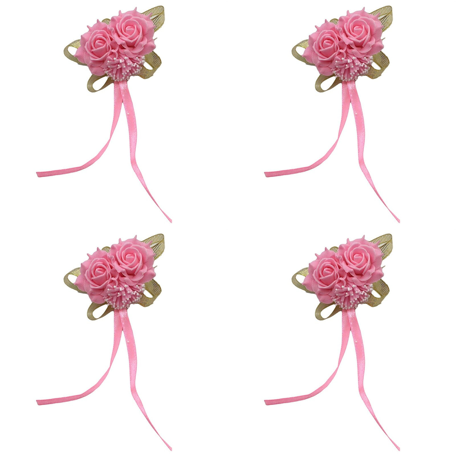 Party Balloon, Ongmies Wrist Corsages for Wedding Foam Rose Corsages ...