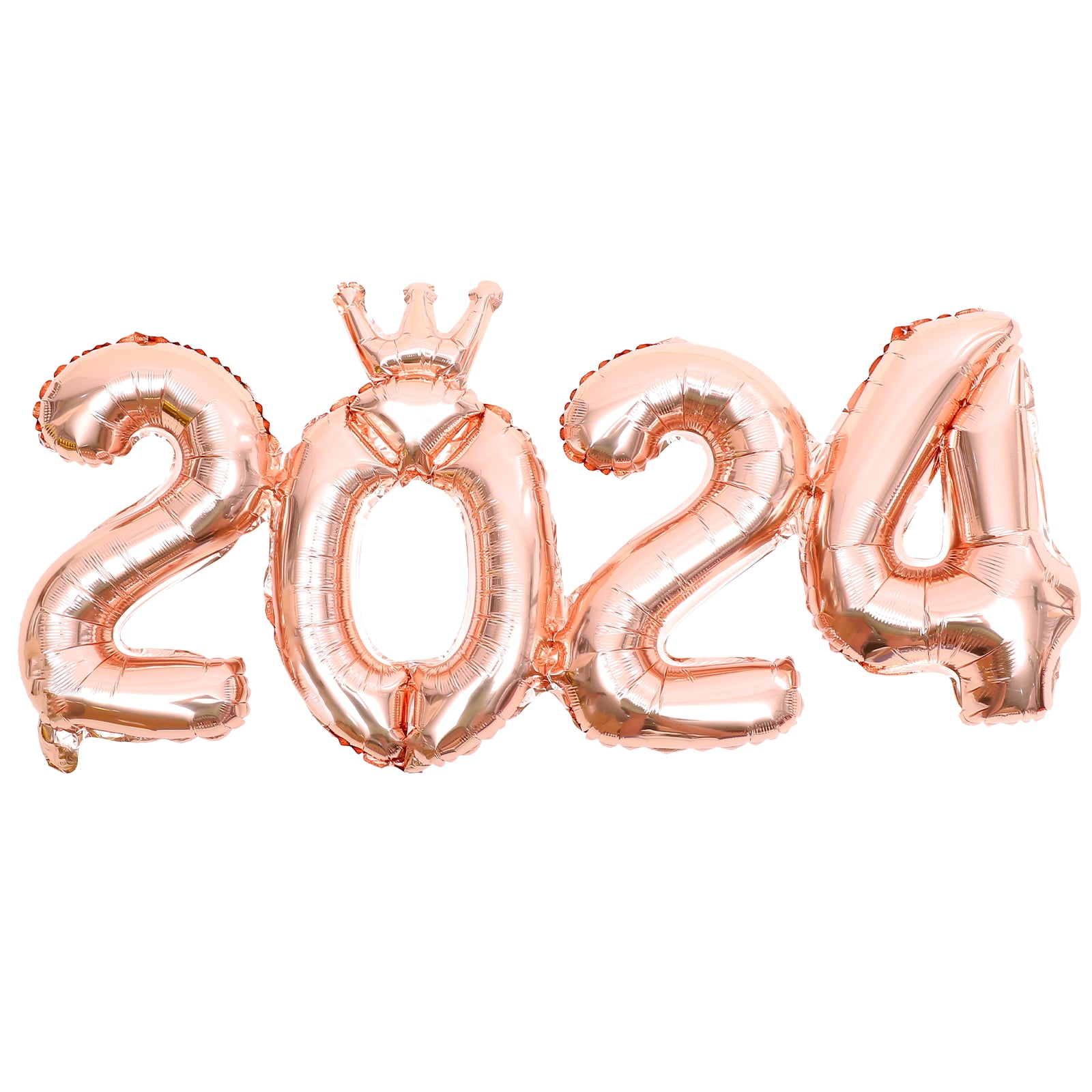 Party Balloons Decorations 2024 Number Orange Assorted Rose Gold ...
