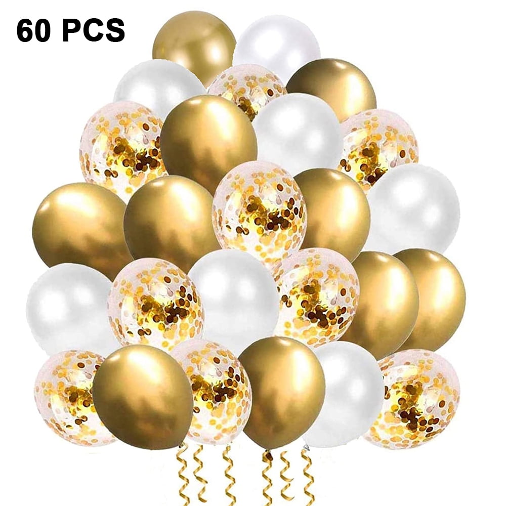 Party Balloons and Confetti Latex Globo Balloon Bulk for Wedding ...