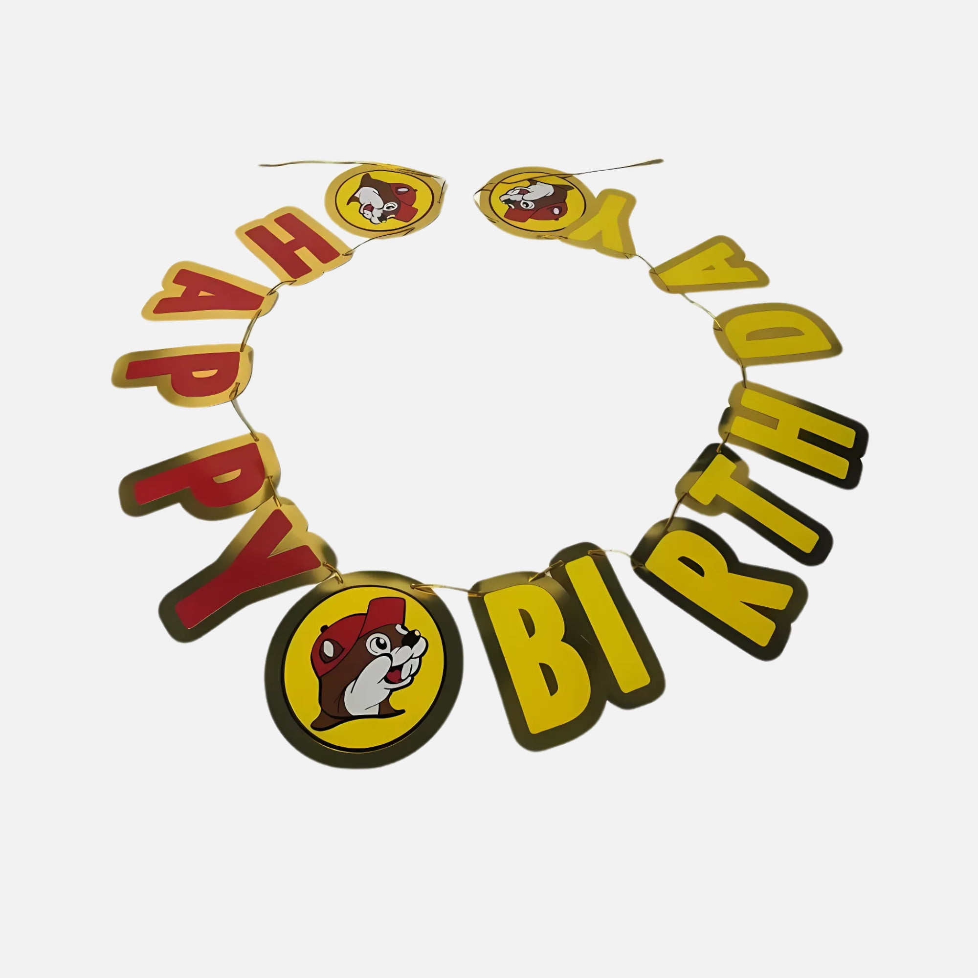 Buc-ee's Birthday Decoration Supplies - Party Happy Birthday Banner ...