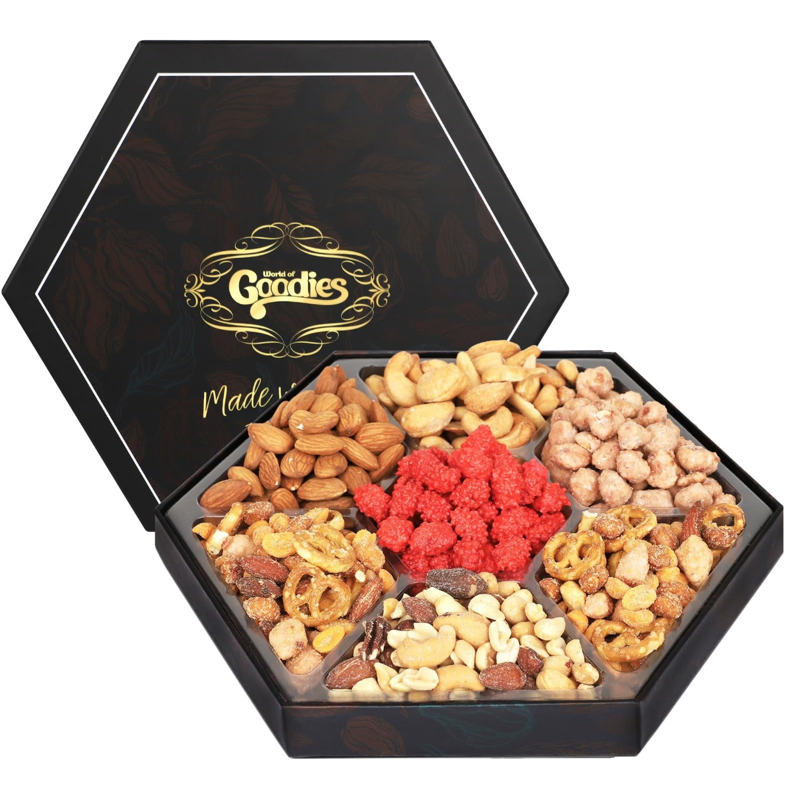 Party Bar Nut Mix SBF3 - Sweet & Savory Pub Almonds, Roasted Cashews ...