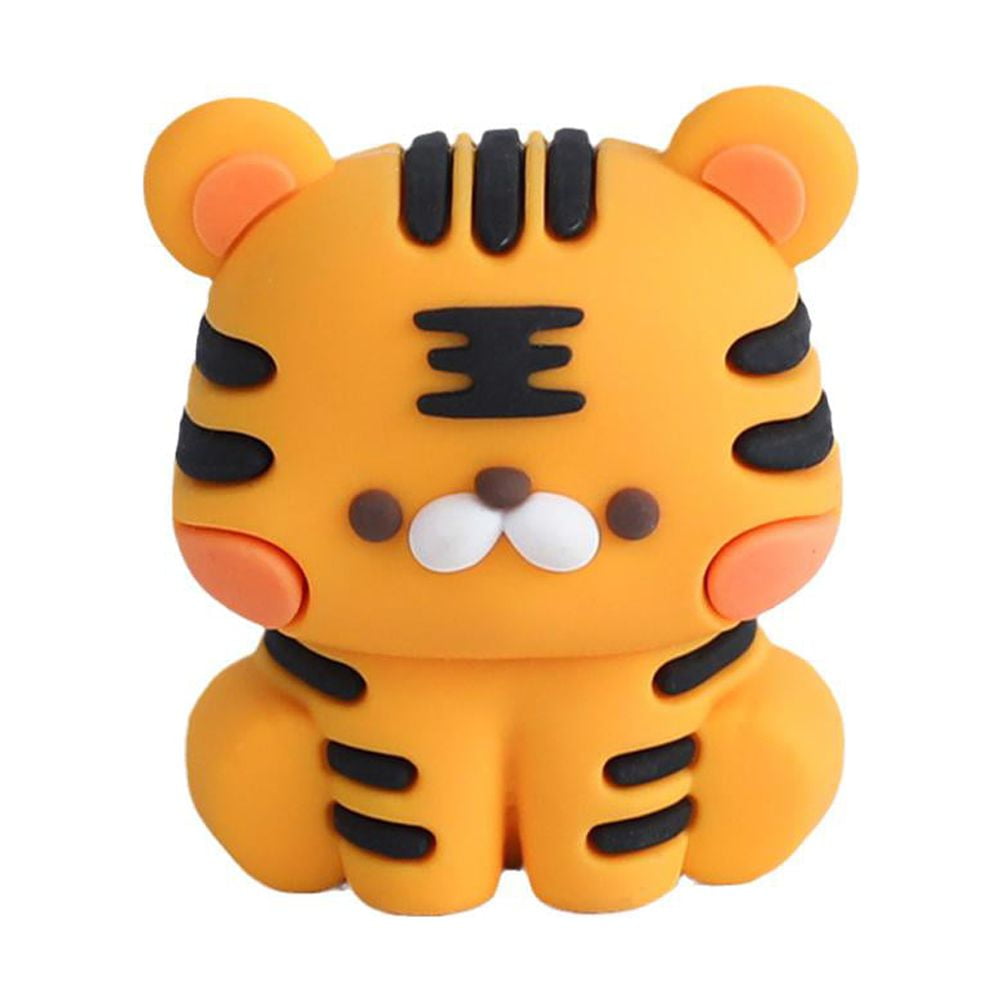 Party Cake Toppers Set with Animals & Trees Silicone Decorations ...