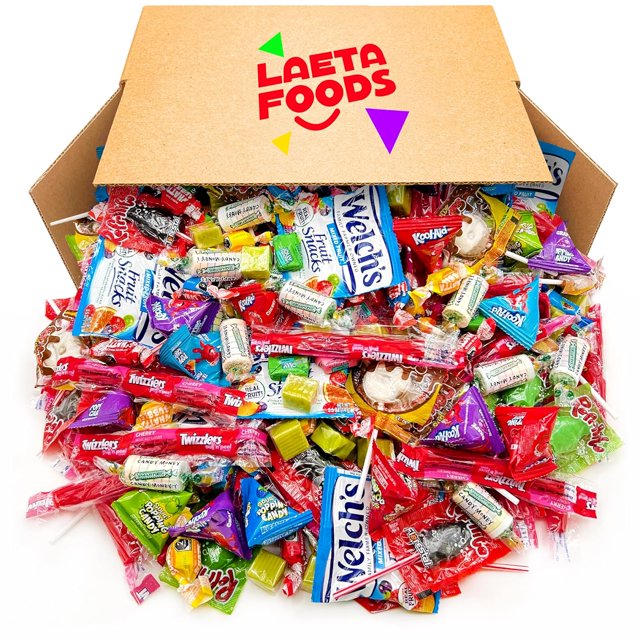 Party Candy Assortment Box - Smarties, Warheads, Kool-Aid, Lollipops ...