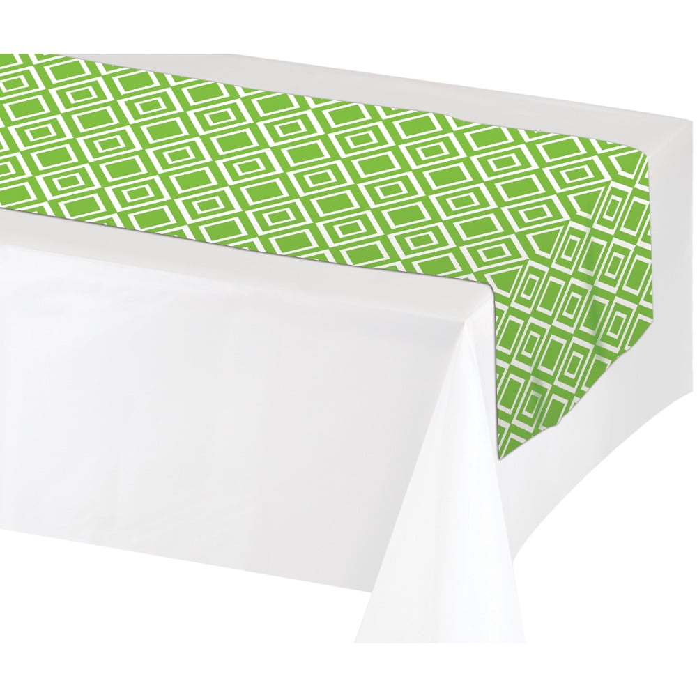 Party Central Club Pack of 12 Decorative Fresh Lime and White Opt Art ...