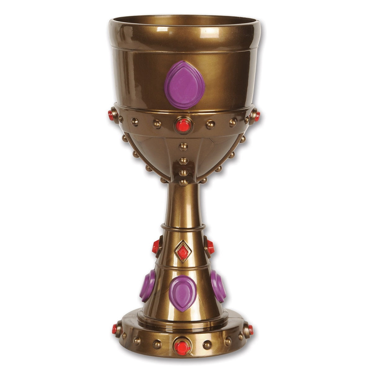 Club Pack of 12 Red and Purple Medieval Jeweled Party Goblets Decors 8 ...
