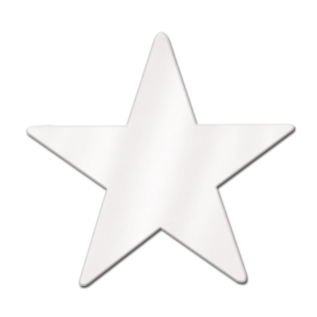Party Central Club Pack of 24 White Star Cutout Party Decorations 15 ...