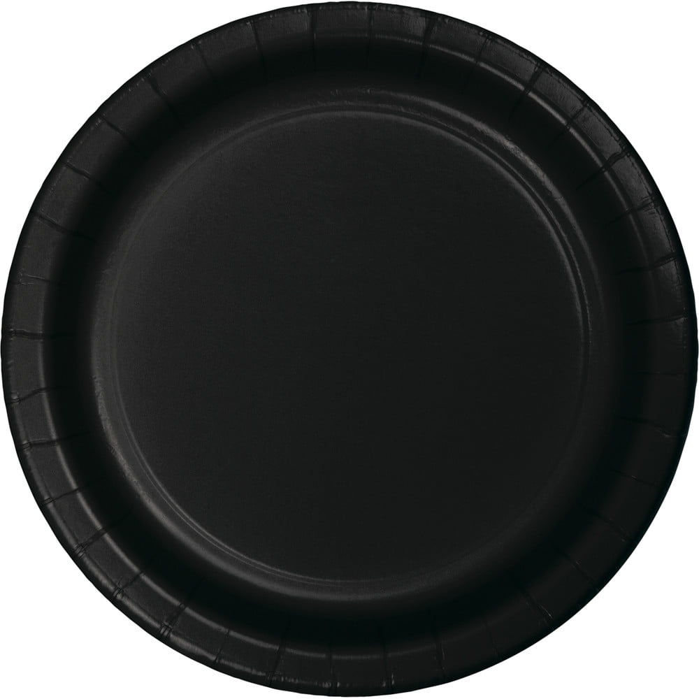 Party Central Club Pack of 240 Jet Black Paper Party Banquet Dinner ...