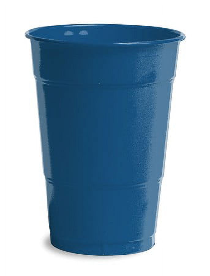 Party Central Disposable Tapered Solid Drinking Tumbler Cups - 16 oz ...