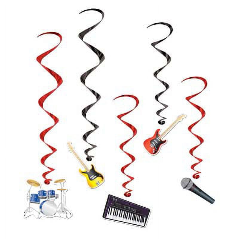 Party Central Club Pack of 30 Multi-Color Musical Instrument Spiral ...