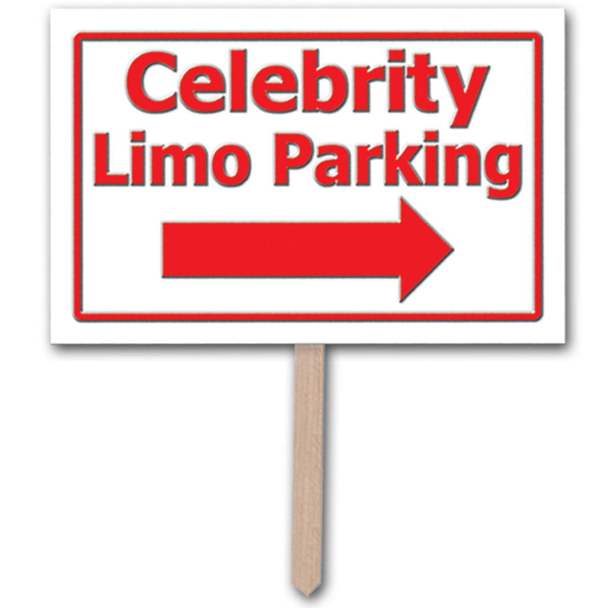 Party Central Club Pack of 6 White and Red Awards Night Celebrity Limo ...