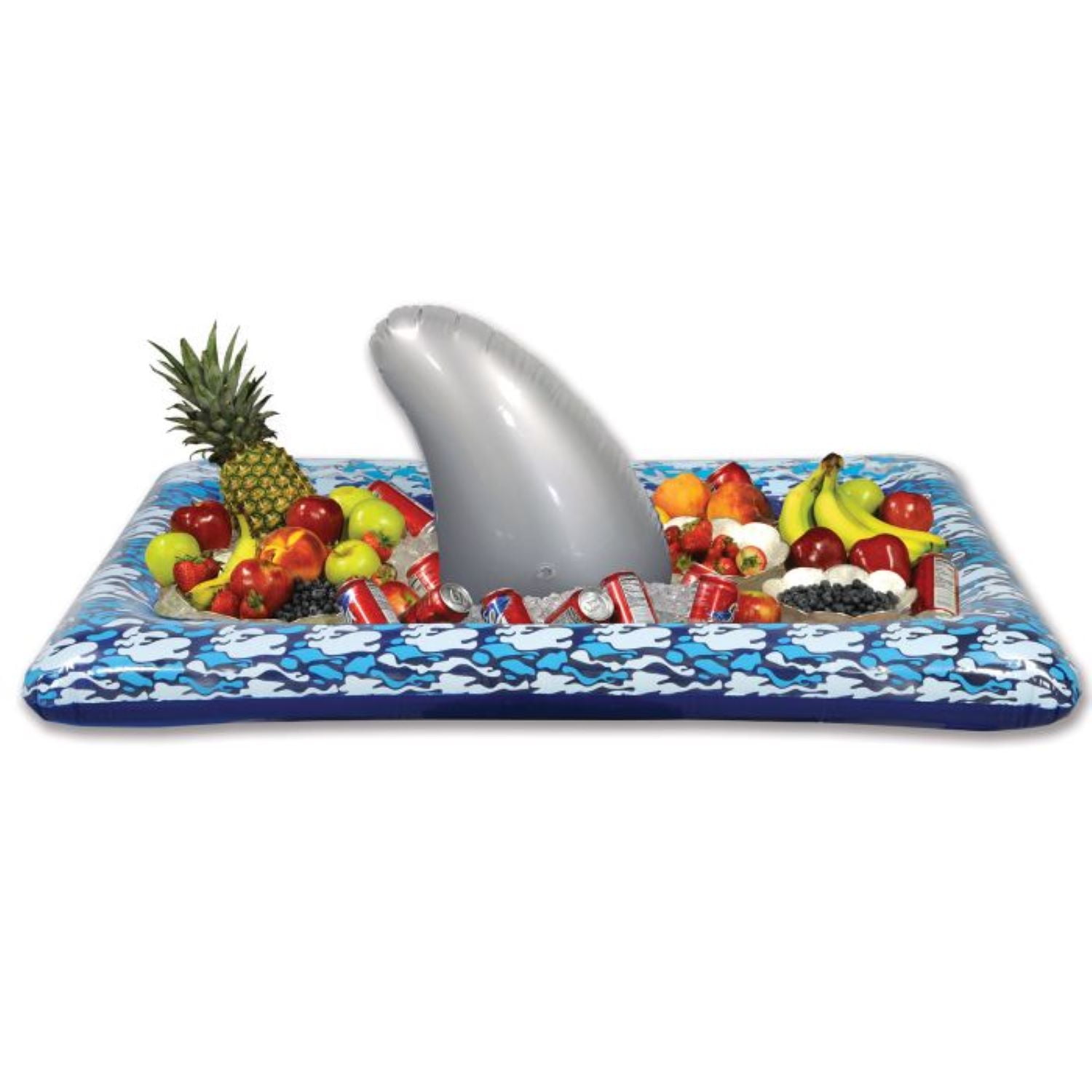 Party Central Inflatable Shark Buffet Coolers - 54" - Pack of 6 ...