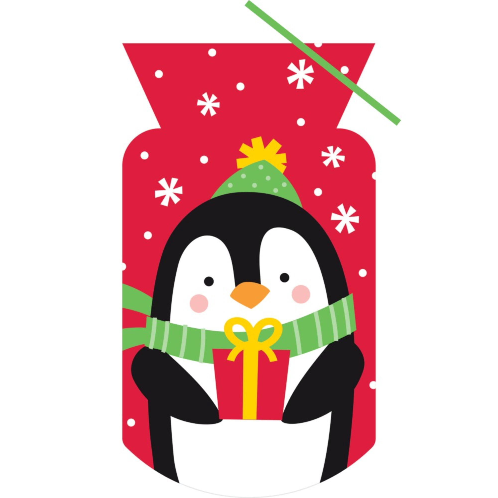 Party Central Penguin with Presents Christmas Party Favor Bags - 9 ...