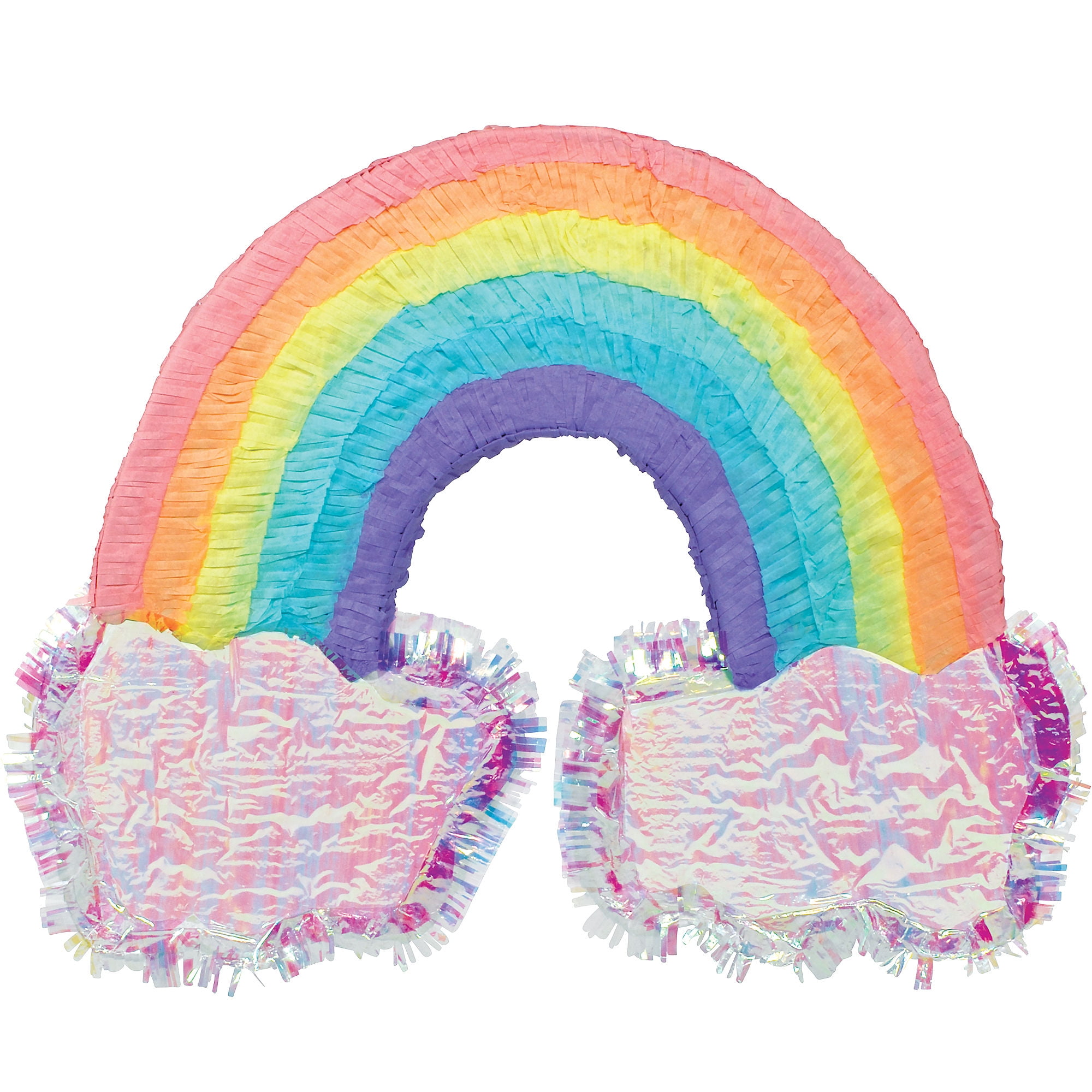 Party City Rainbow and Clouds Pinata, 16 1/2" x 21 1/2" x 3" - Walmart.com