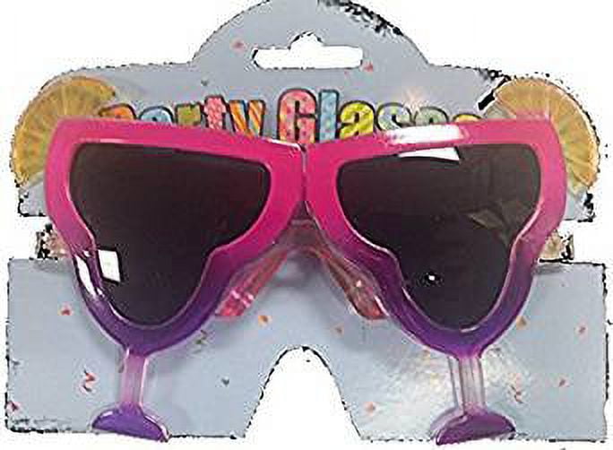 Party Club of America Cocktail Glass Sunglasses - Walmart.com