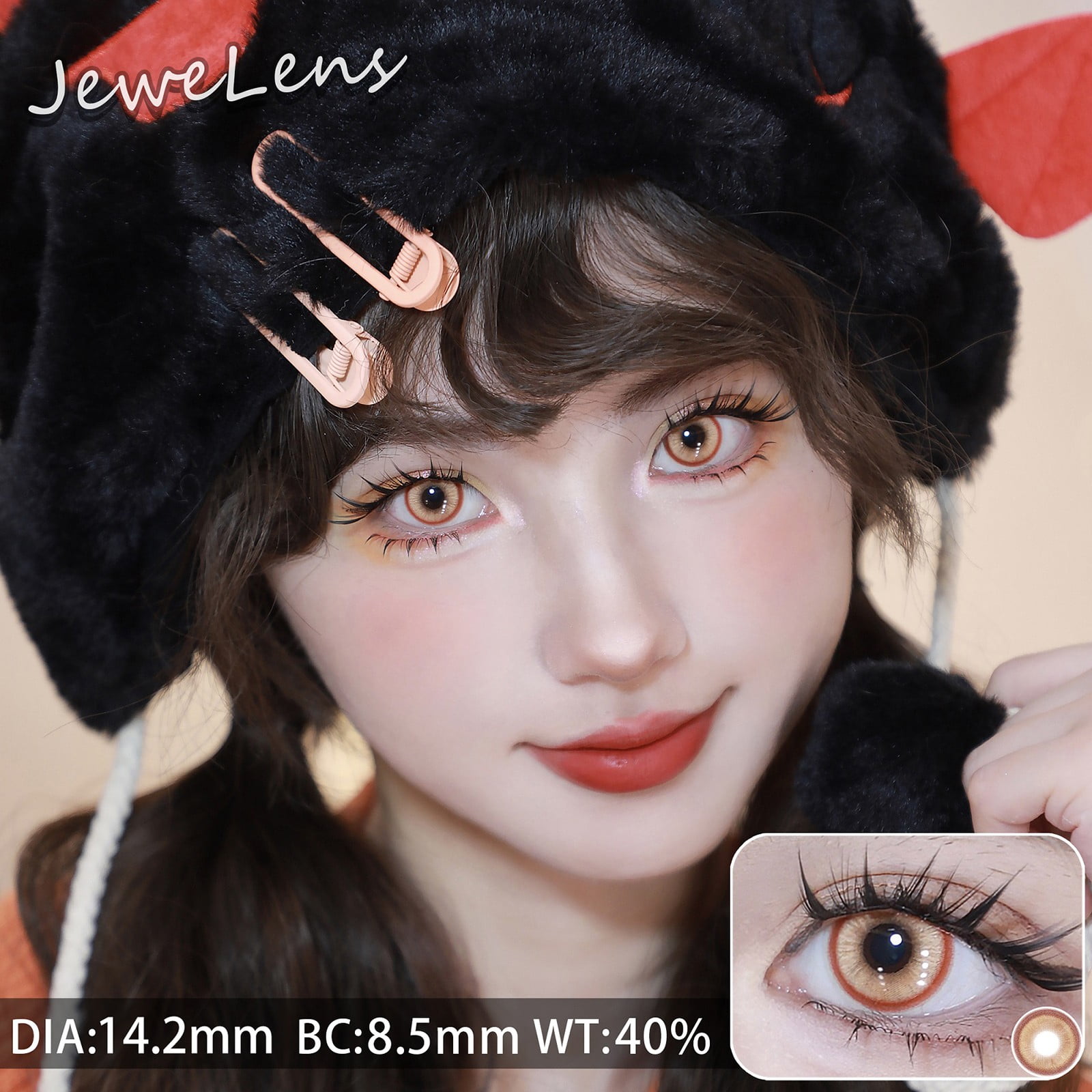 Party Cosplay 1ml Party Contact Lens Eyes Unique Color Lay A Finger On ...