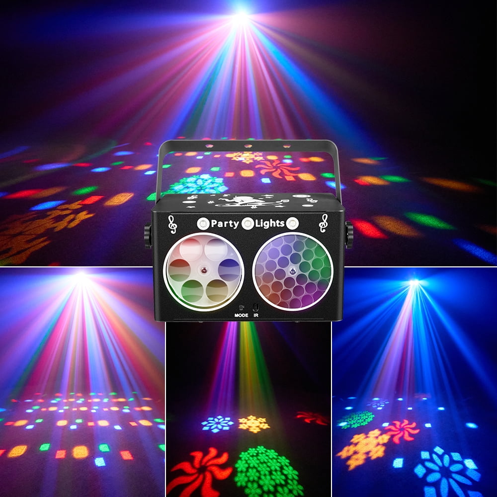 Party DJ Disco Light 3in1 projector Stage lighting remote control multi ...