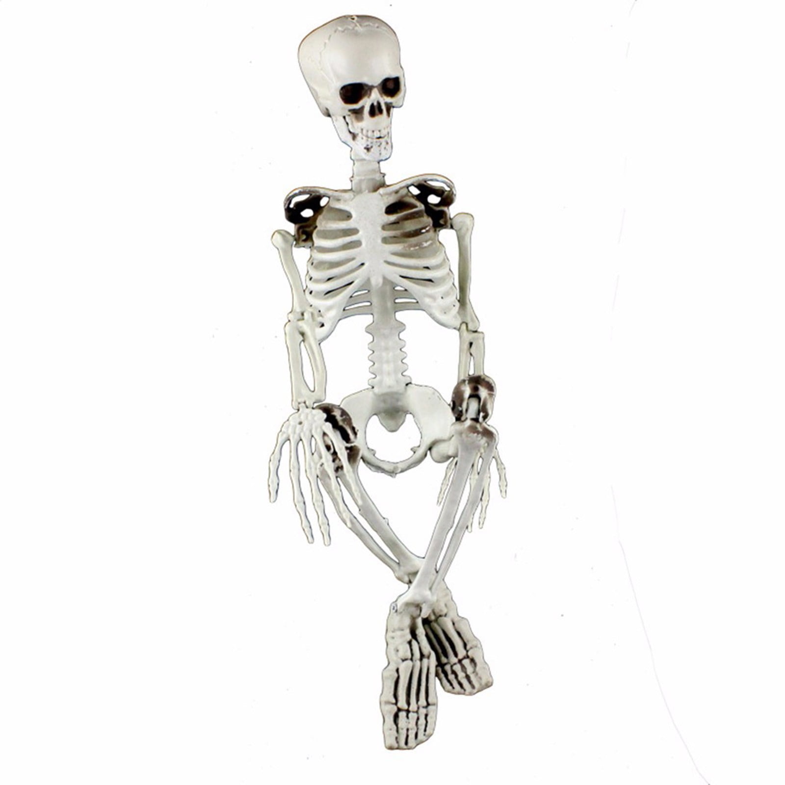 Party Decor! Poseable Full-Size Human Skeleton - Scary Halloween Party ...
