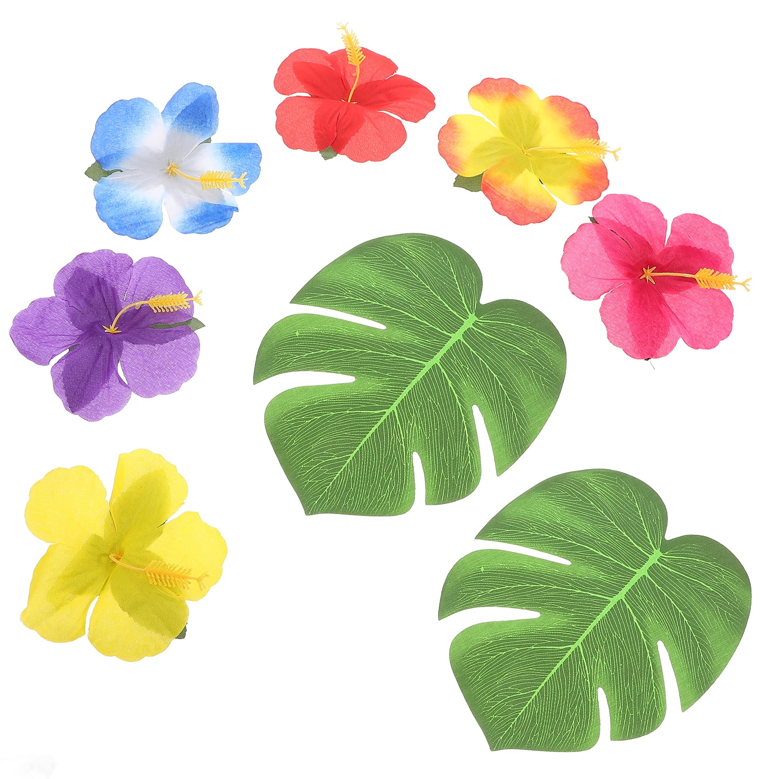 Party Decoration Luau Party Hawaiian Table Mats Tropical Floral ...