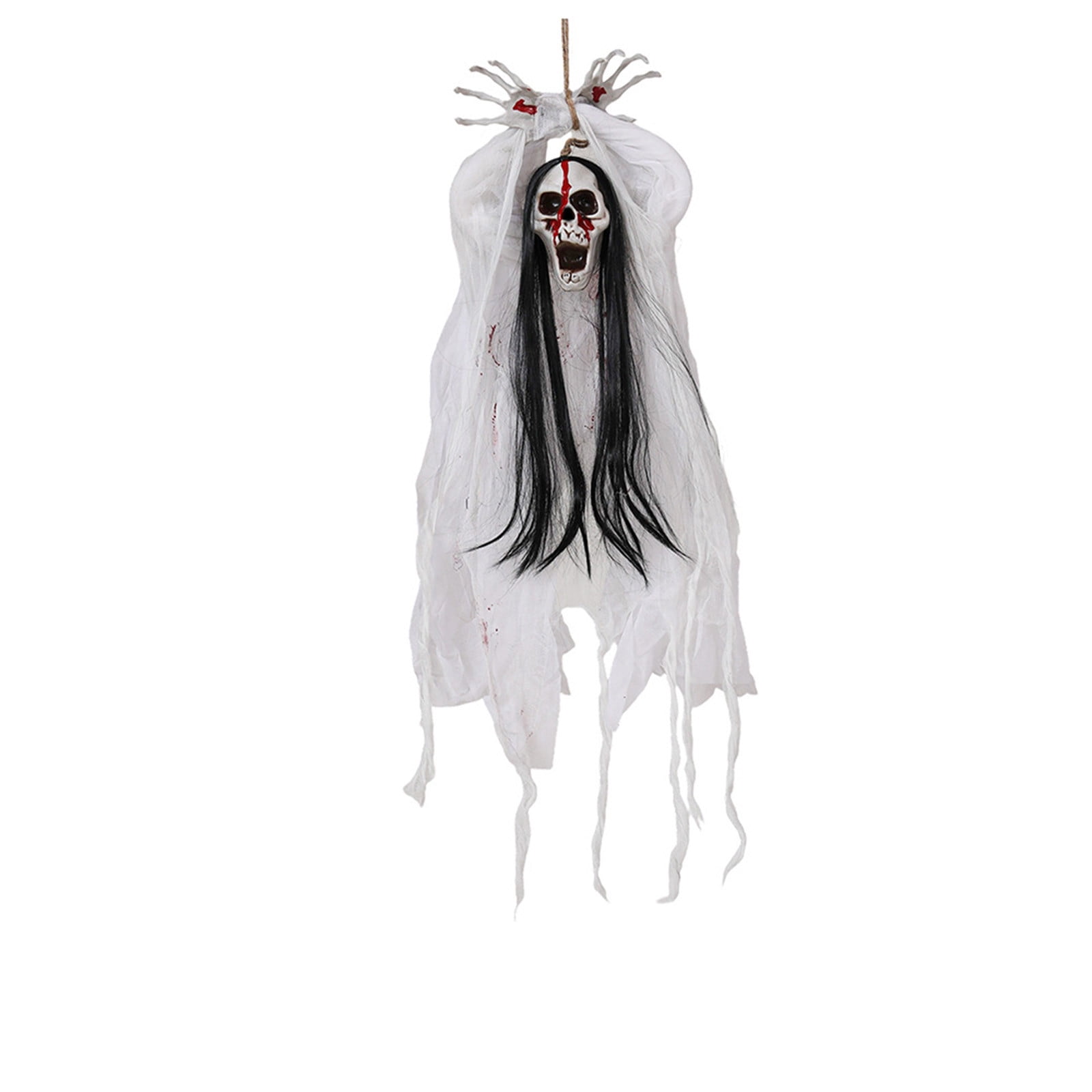 Party Decoration Props Halloween Hanging Ghost Face Skull Hanging Ghost ...